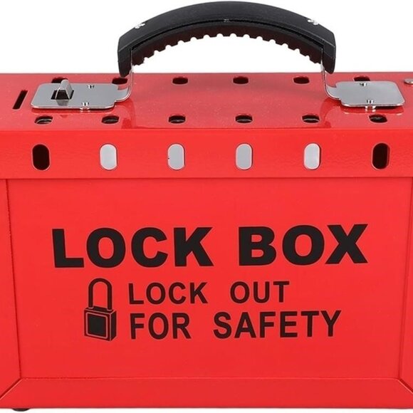 Other | Safety Lockbox Red Portable Lock And Key Not Included Never ...